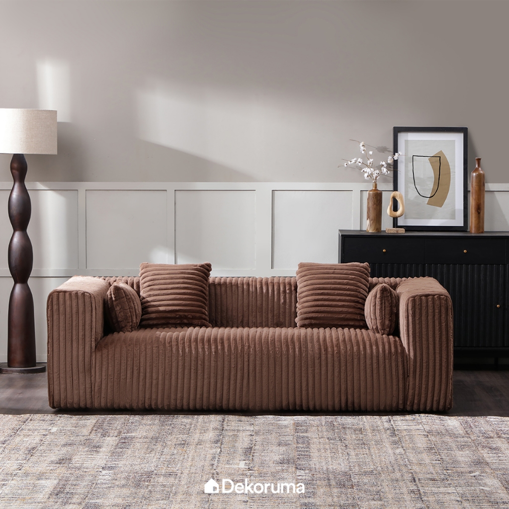 Jual Dekoruma SHIMU Sofa 3 Seater / Sofa Minimalis Modern 3 Dudukan ...