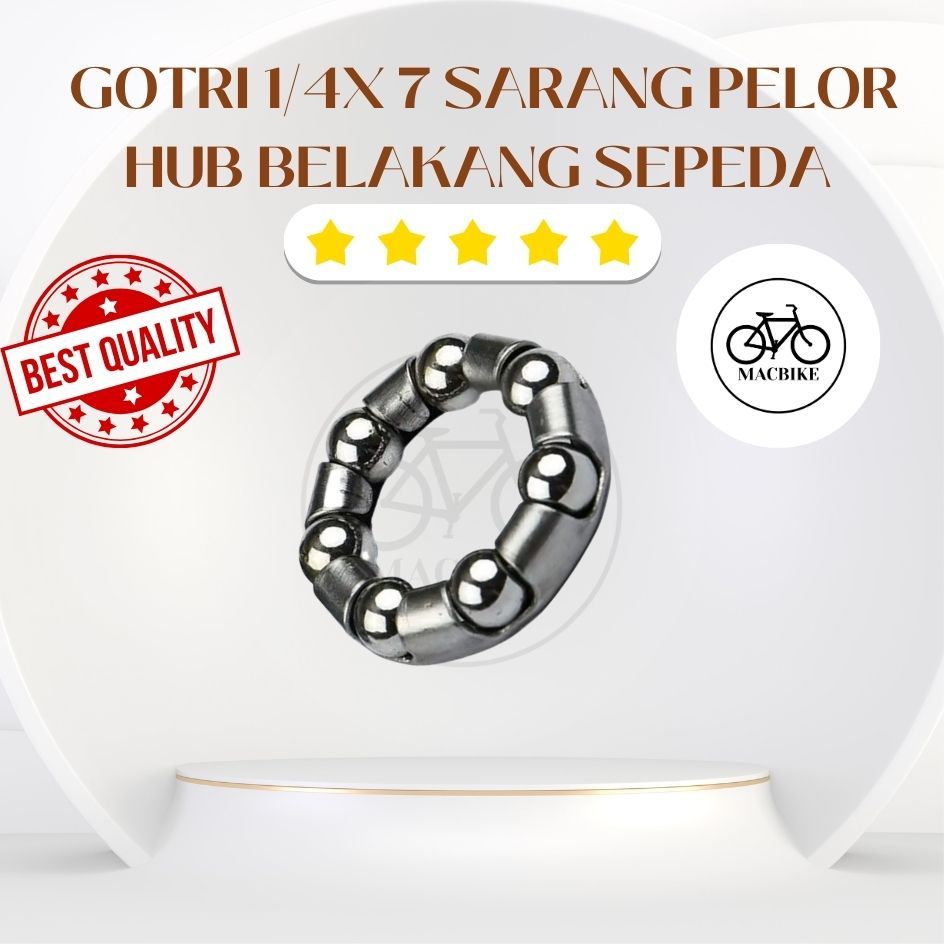 Jual Gotri 1/4 x 7 Sarang Pelor Hub Belakang Sepeda MTB BMX Fixed Gear ...