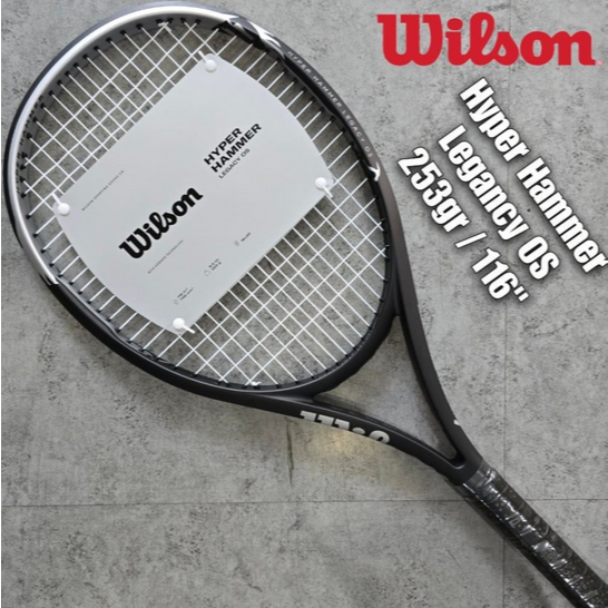 Jual Raket Tenis Wilson Hyper Hammer Legacy OS ( 253 gr / 116 ...