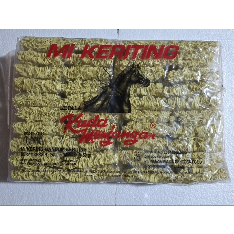 Jual Mie kuda menjangan keriting KT40K isi 40 biji x 50g ( BAL KERITING ) | Shopee Indonesia