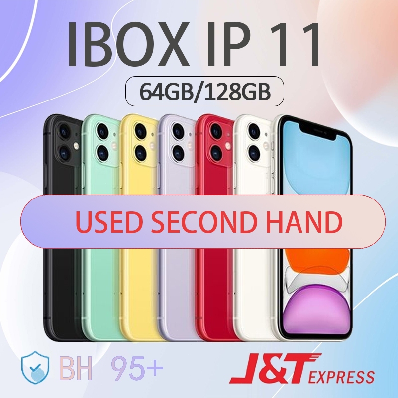 Jual IBOX IP 11 128GB/64GB SECOND HAND FULLSET MULUS GOOD CONDITIONS BH ...