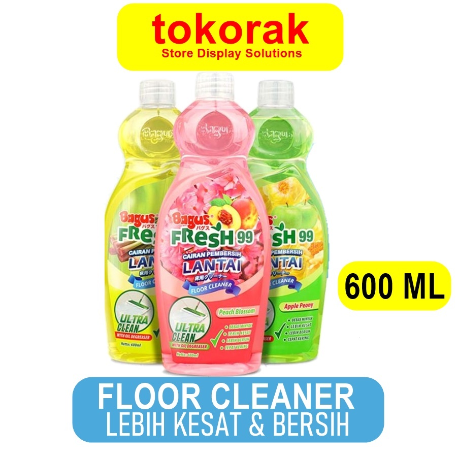 Jual BAGUS FRESH 99 FLOOR CLEANER BOTOL 600 ML CAIRAN PEMBERSIH LANTAI ...