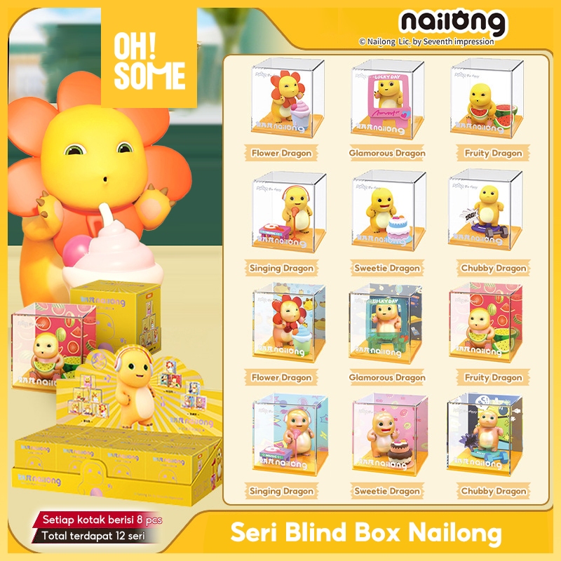 Jual OHSOME Nailong Blind Box Gacha Set Koleksi Figure Nailong Micro ...