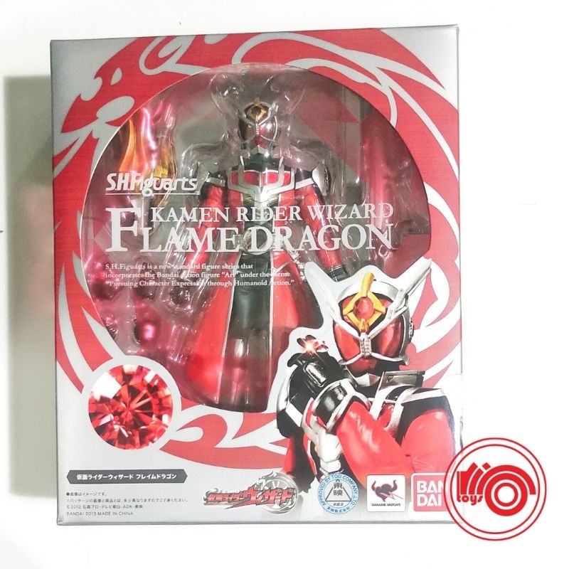 Jual SHF S.H.Figuarts Kamen Rider Wizard Flame Dragon | Shopee Indonesia
