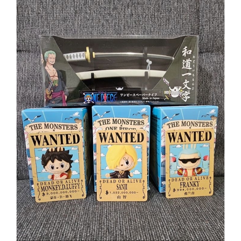 Jual ORI POPMART Labubu The Monsters x One Piece Luffy Sanji | Shopee ...