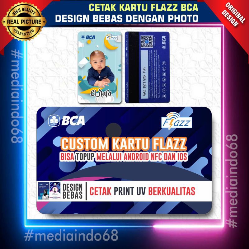 Jual Custom Cetak Kartu Flazz BCA | PRINT UV FLAZZ BCA Gen 2/| Design-Gambar Bebas | Shopee ...