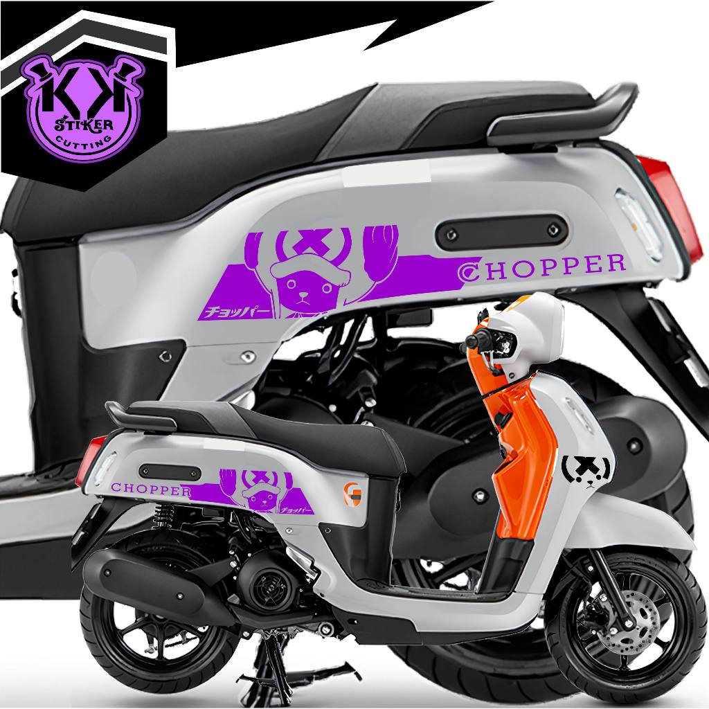 Jual STICKER CUTTING FAZZIO/STRIPING KARTUN CHOPPER/503/STIKER KARTUN ...