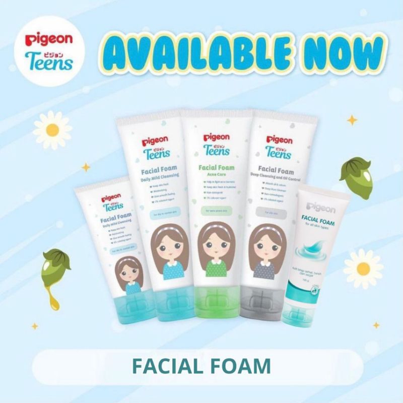 Jual Facial Foam Pigeon Teens 40g-100g | Shopee Indonesia