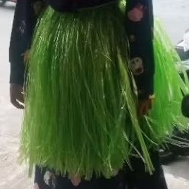 Jual Rok Rumbai Tali Rafia Tari Adat Papua Untuk anak SD Ukuran 40 cm ...