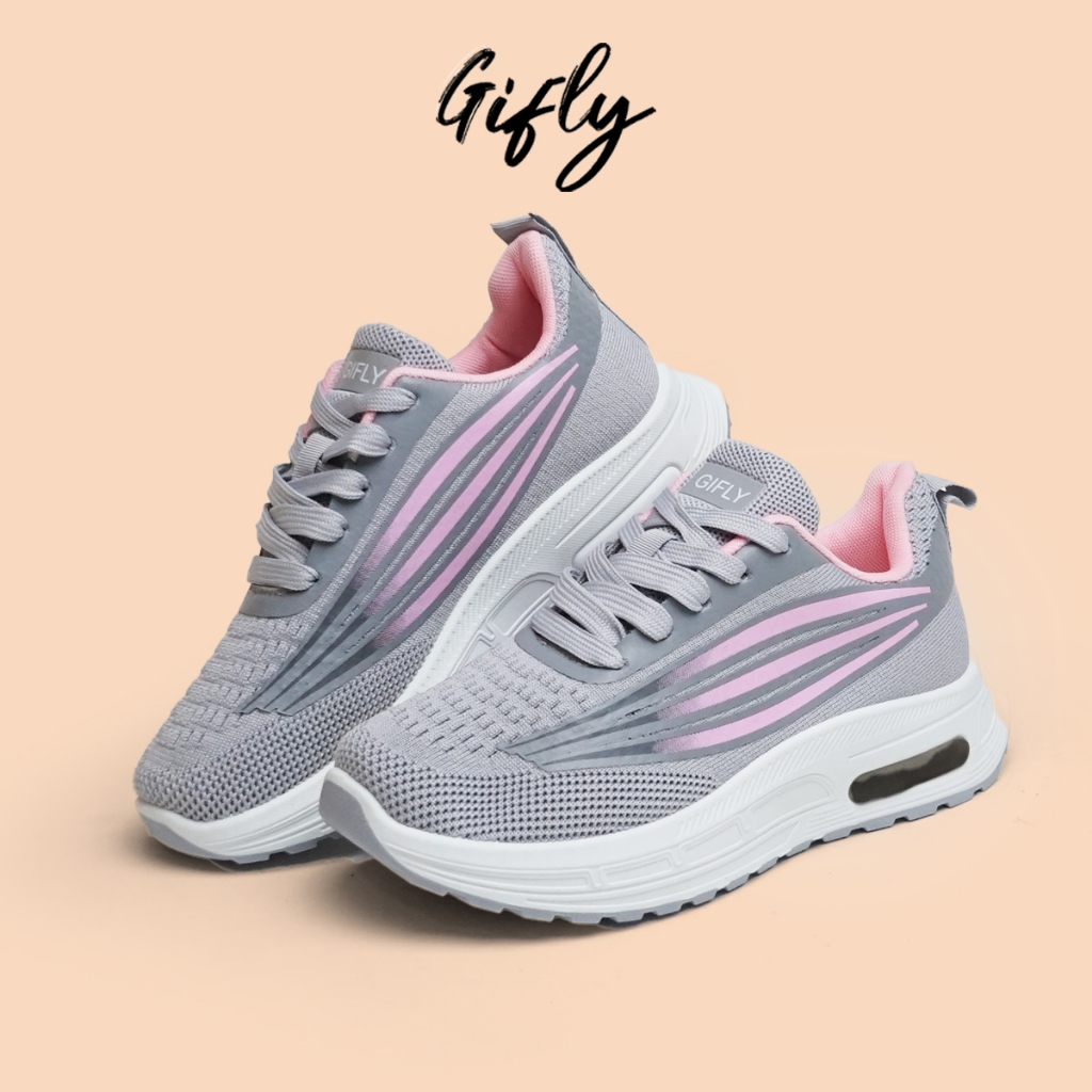 Jual GIFLY Aejin Sepatu Sneakers Wanita Sport Shoes GD009 | Shopee ...