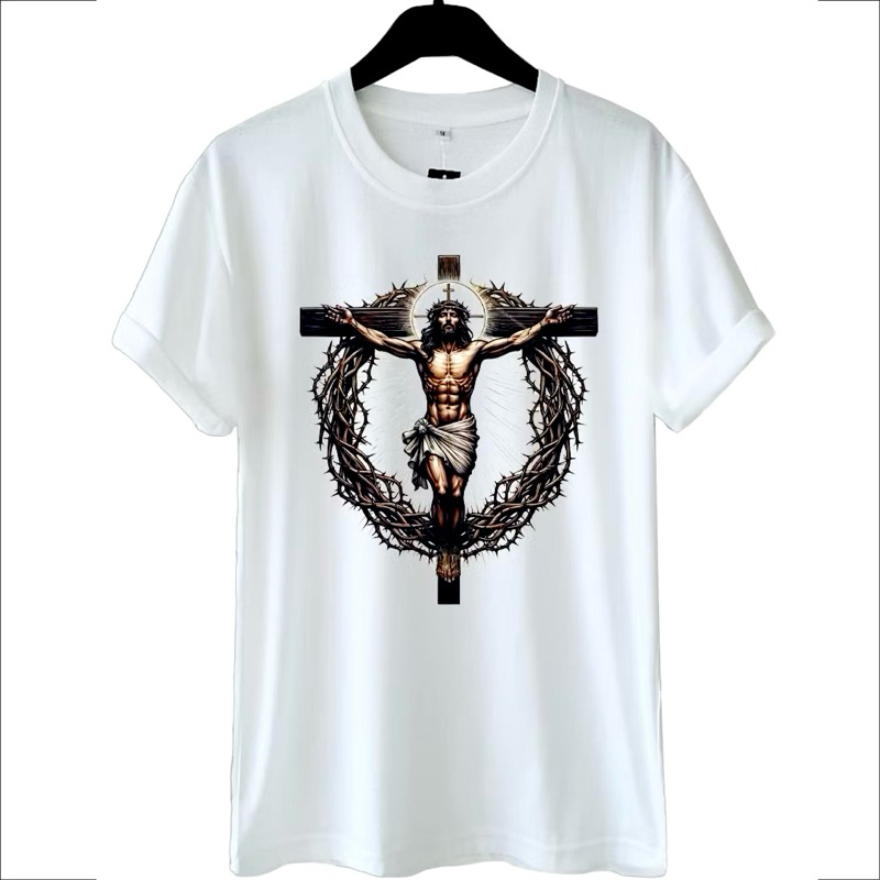 Jual Kaos Rohani Tuhan Yesus di Salib Size Dewasa S-XXXXL Big Size ...