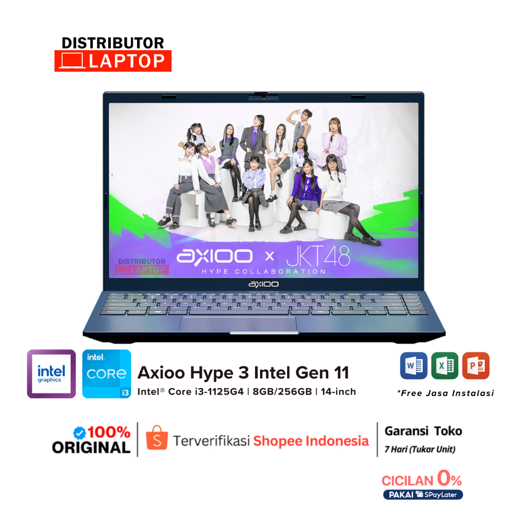 Jual Axioo Hype 3 Gen 11 Core i3-1125G4 8GB/256GB FHD IPS | Shopee Indonesia