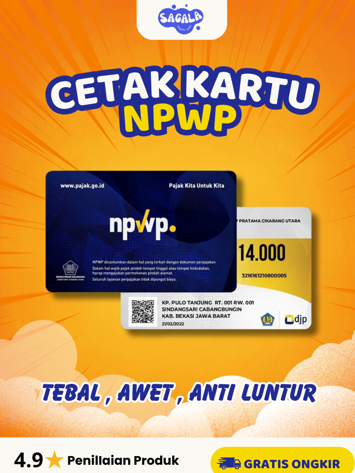 Jual Cetak Kartu NPWP | Shopee Indonesia