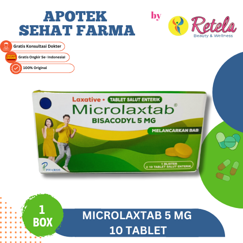 Jual MICROLAX TAB BISACODYL 5 MG @10 | Shopee Indonesia