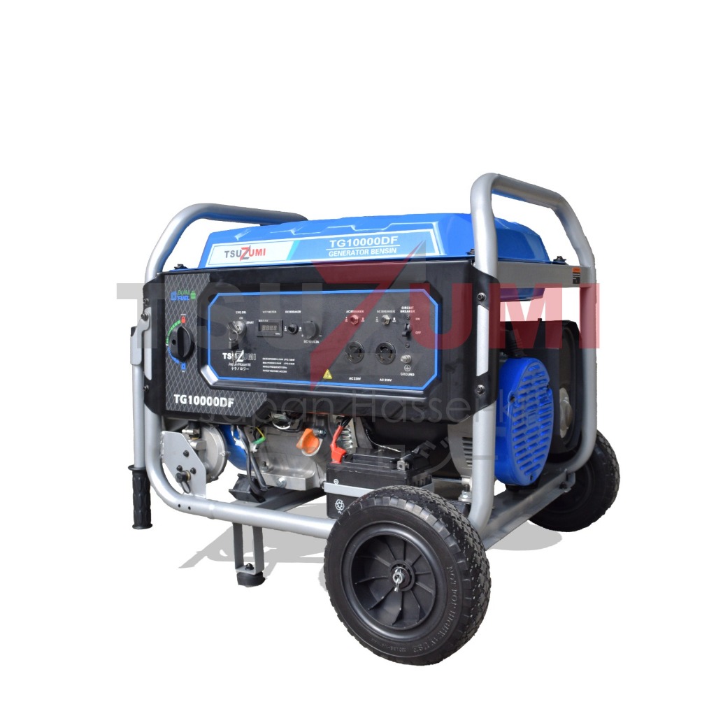 Jual Genset 10 kva Gas LPG 9000 watt TSUZUMI TG10000DF Dual Fuel bahan ...