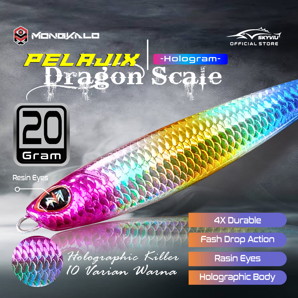 Jual Metal jig 20 gr Mongkalo PELAJIX Micro Jig 20 Gram Casting UL Pinggiran Awet Tahan Lama ...