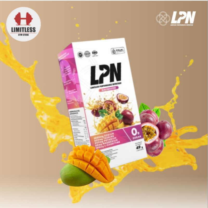 Jual LPN 100% Electrolytes + L Carnitine 1 Box - 7 sachet isotonik ...