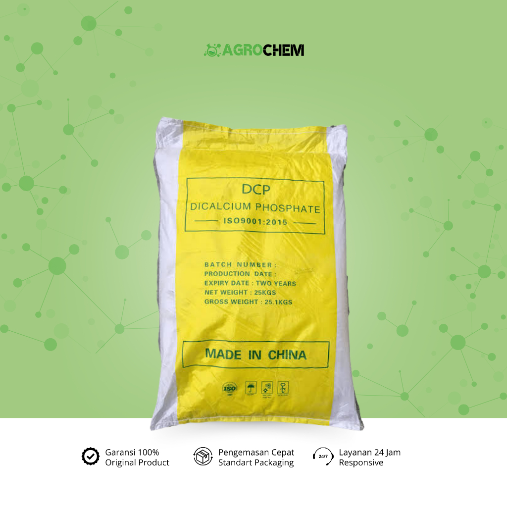 Jual DCP Dicalcium Phosphate 1kg Mineral Makro Kalsium Fosfat Hewan ...