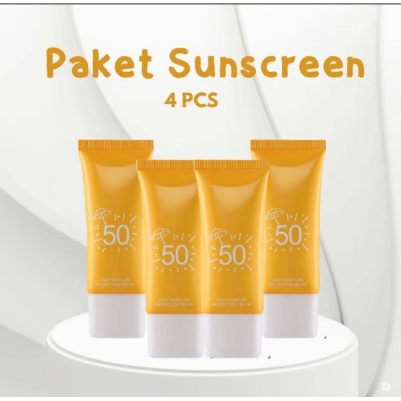 Jual Paket 4 pcs suncreen spf 50++ | Shopee Indonesia