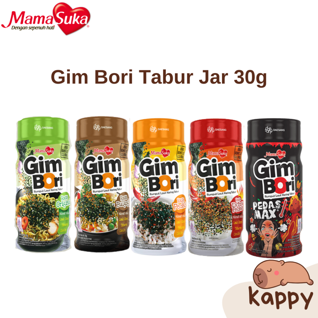 Jual MAMASUKA Gim Bori Nori Tabur 25gr Jar | Shopee Indonesia