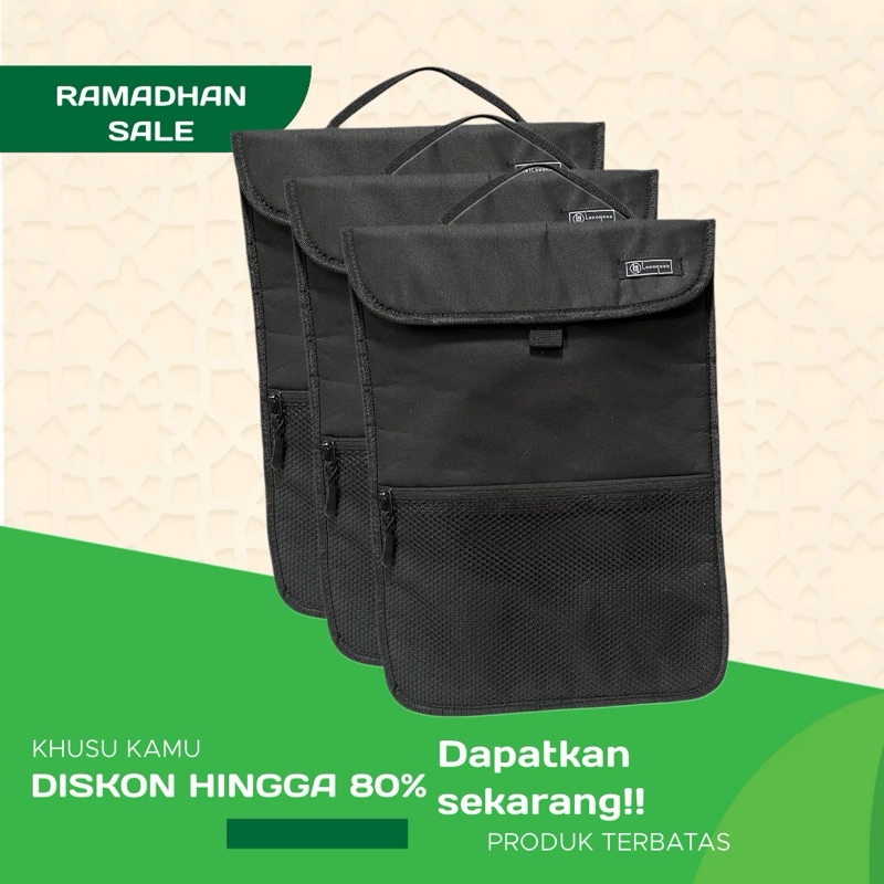 Jual Tas Laptop Arden Full Lapisan Busa Tebal Penutup Velcro Dan ...