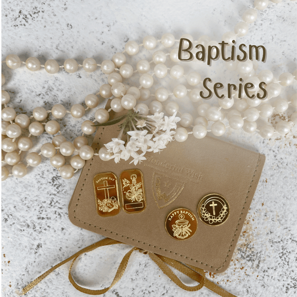 Jual Wonderful Wish emas batangan 24k custom ukir Baptism Series ...