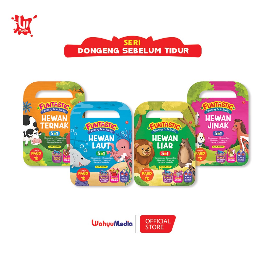Jual Buku Funtastic Coloring & Activity untuk Anak PAUD-TK - WahyuMedia ...