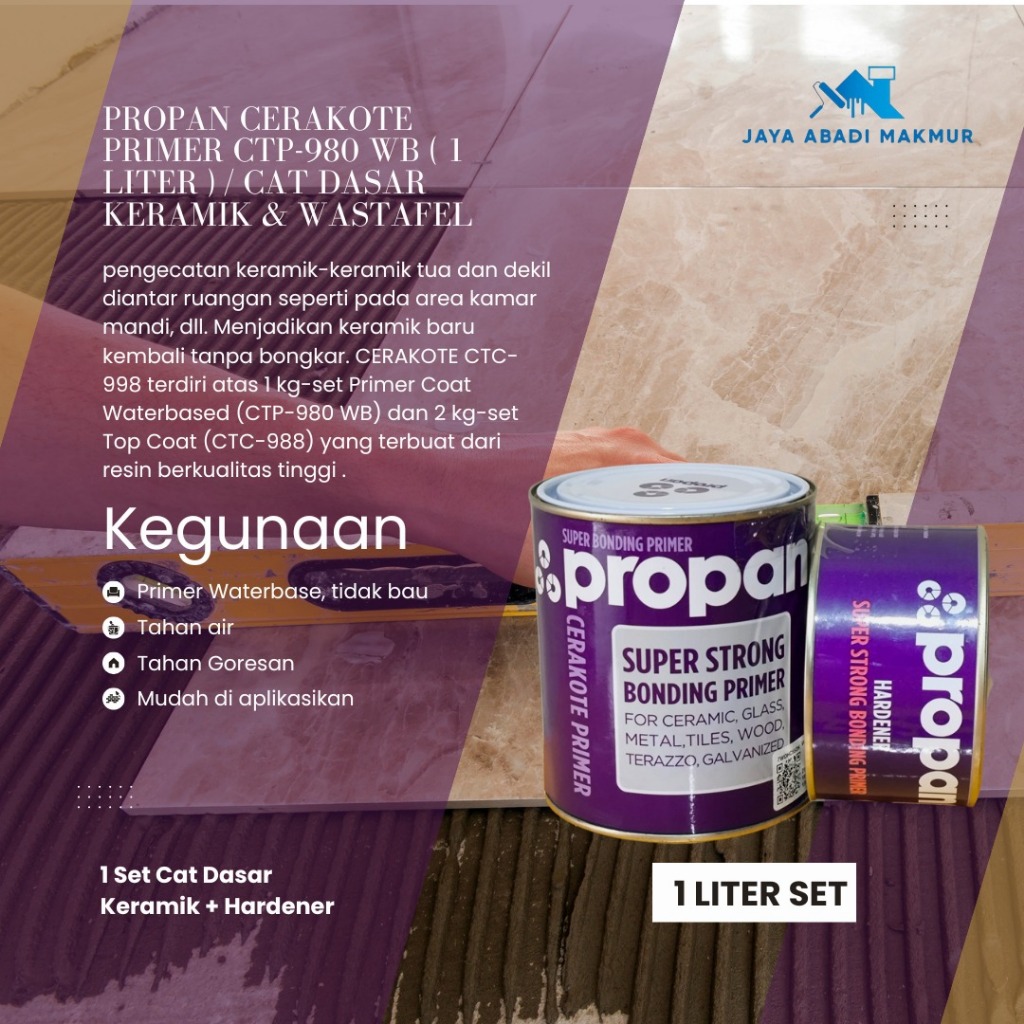 Jual Propan Cerakote CTP 980 1 Liter Set / Cat Dasar Keramik | Shopee ...