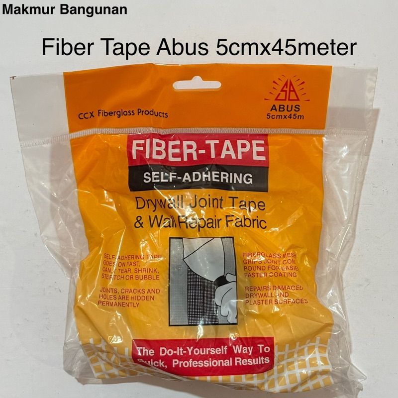 Jual Fiber Tape Abus 5 Cm x 45 Meter | Fibertape Jaring GRC Gypsum ...