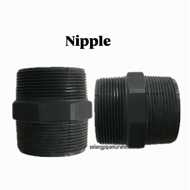 Jual NIPPLE 1/2 INCH X 1/2 INCH ATAU NIPEL 1/2 INCH X 1/2 INCH | Shopee Indonesia