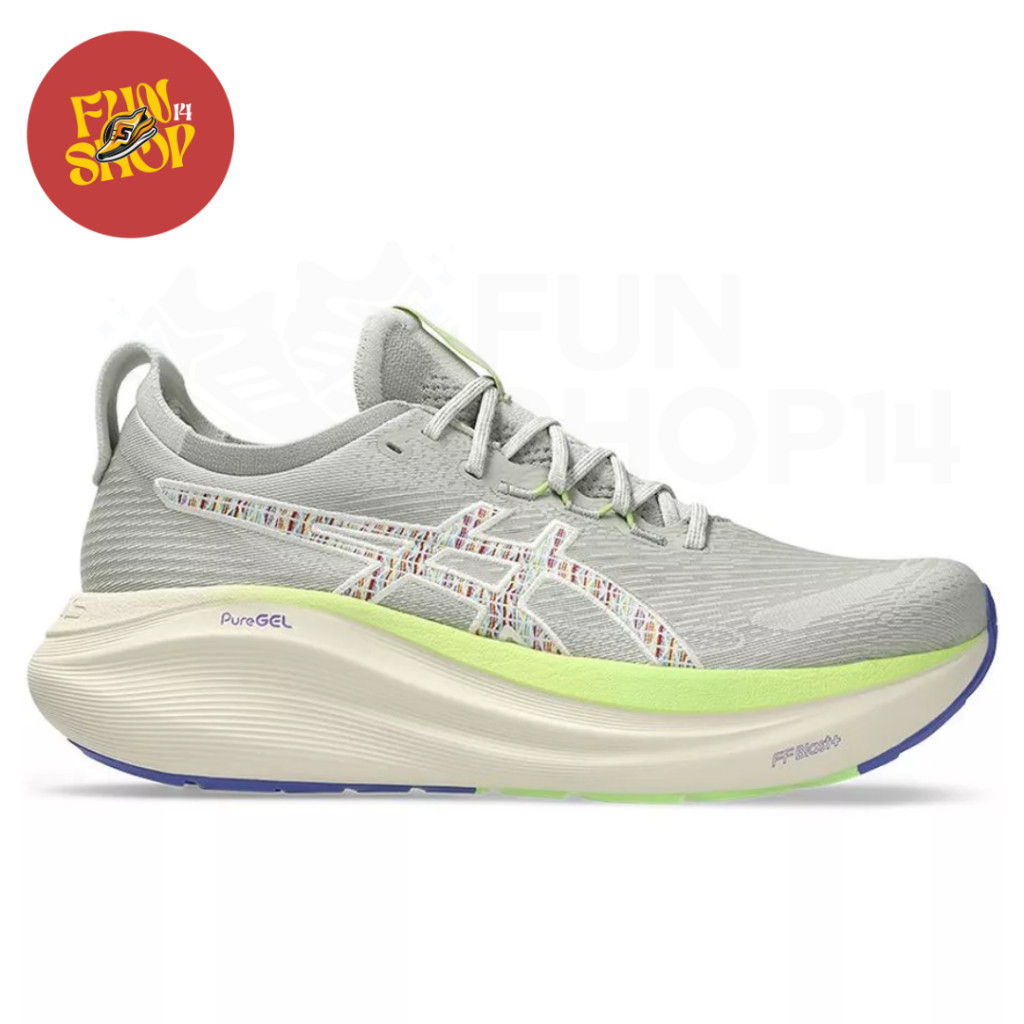 Jual Sepatu Lari Asics Gel-Nimbus 27 TR Men’s Road Running Shoes Nature Bathing/Lime Green ...