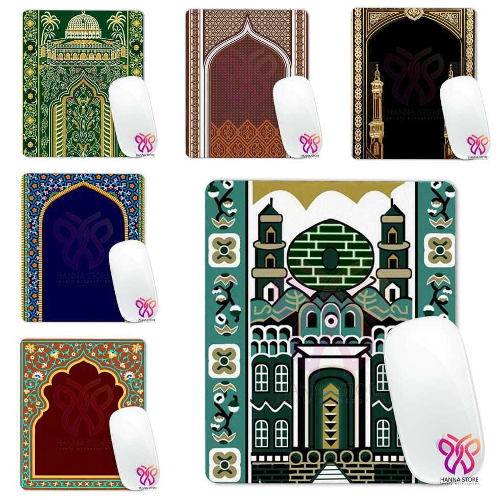 Jual Mousepad Bulat Alas Laptop PC Motif Sajadah Arab | Shopee Indonesia