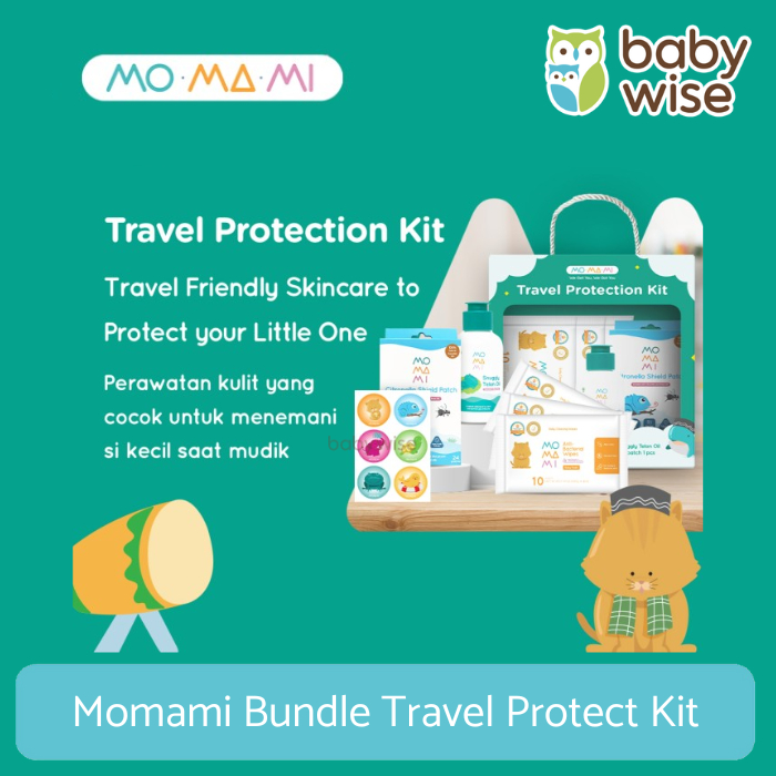 Jual Momami Bundle Travel Protect Kit - Paket Kebutuhan Komplit Bayi Cocok | Shopee Indonesia