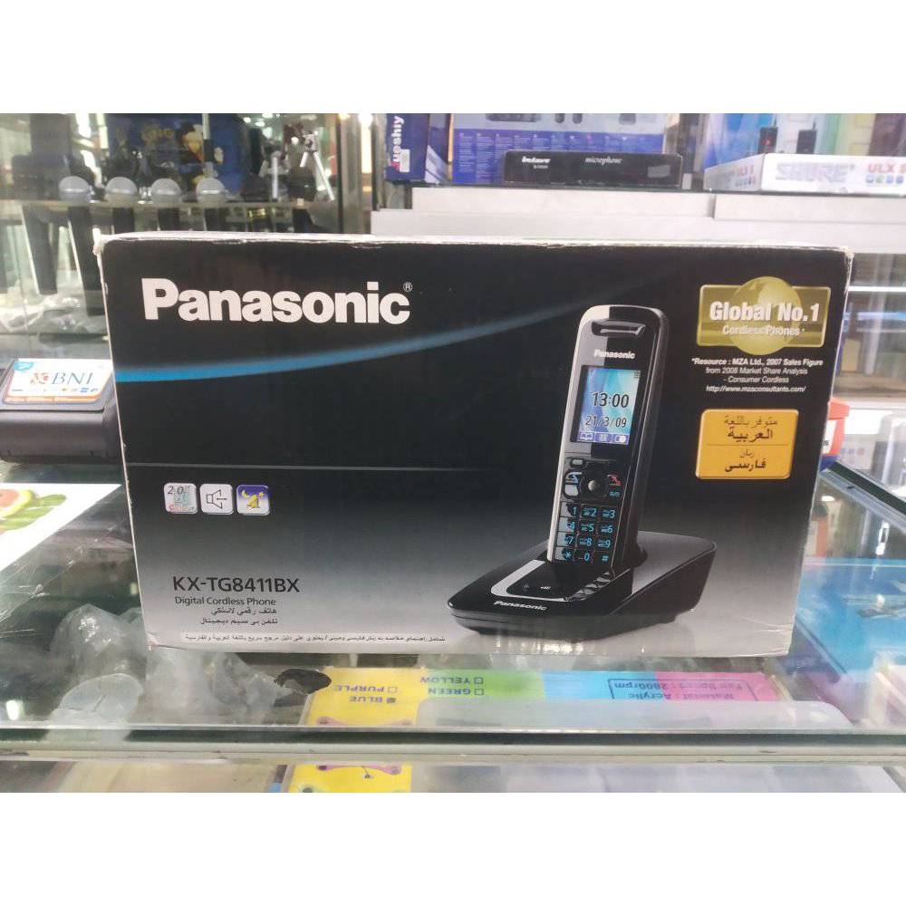 Jual MINUS BATRAI NYA TIDAK ADA TELEPON WIRELESS PANASONIC KX - TG 8411 ...