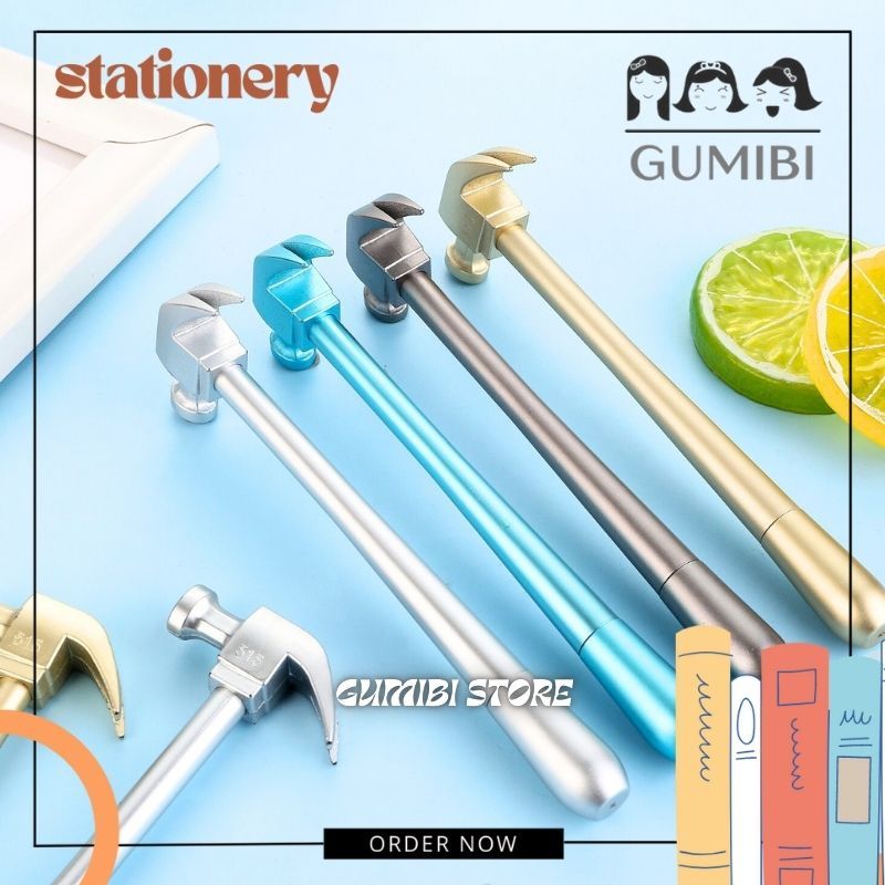 Jual PULPEN PALU PAKU PENA BOLPEN GEL BENTUK PALU PULPEN UNIK MODEL PALU PAKU LUCU TERMURAH ...