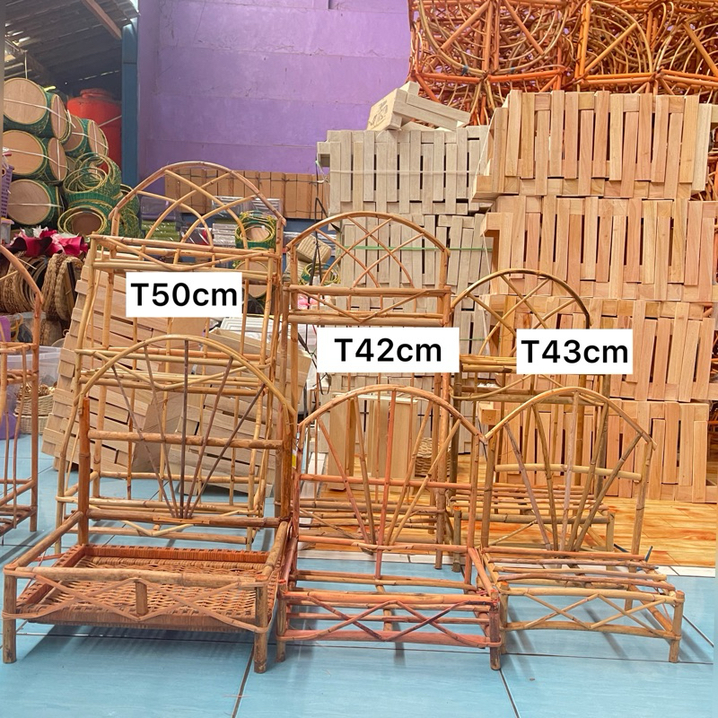 Jual keranjang Rotan parcel hampers kotak kipas | Shopee Indonesia