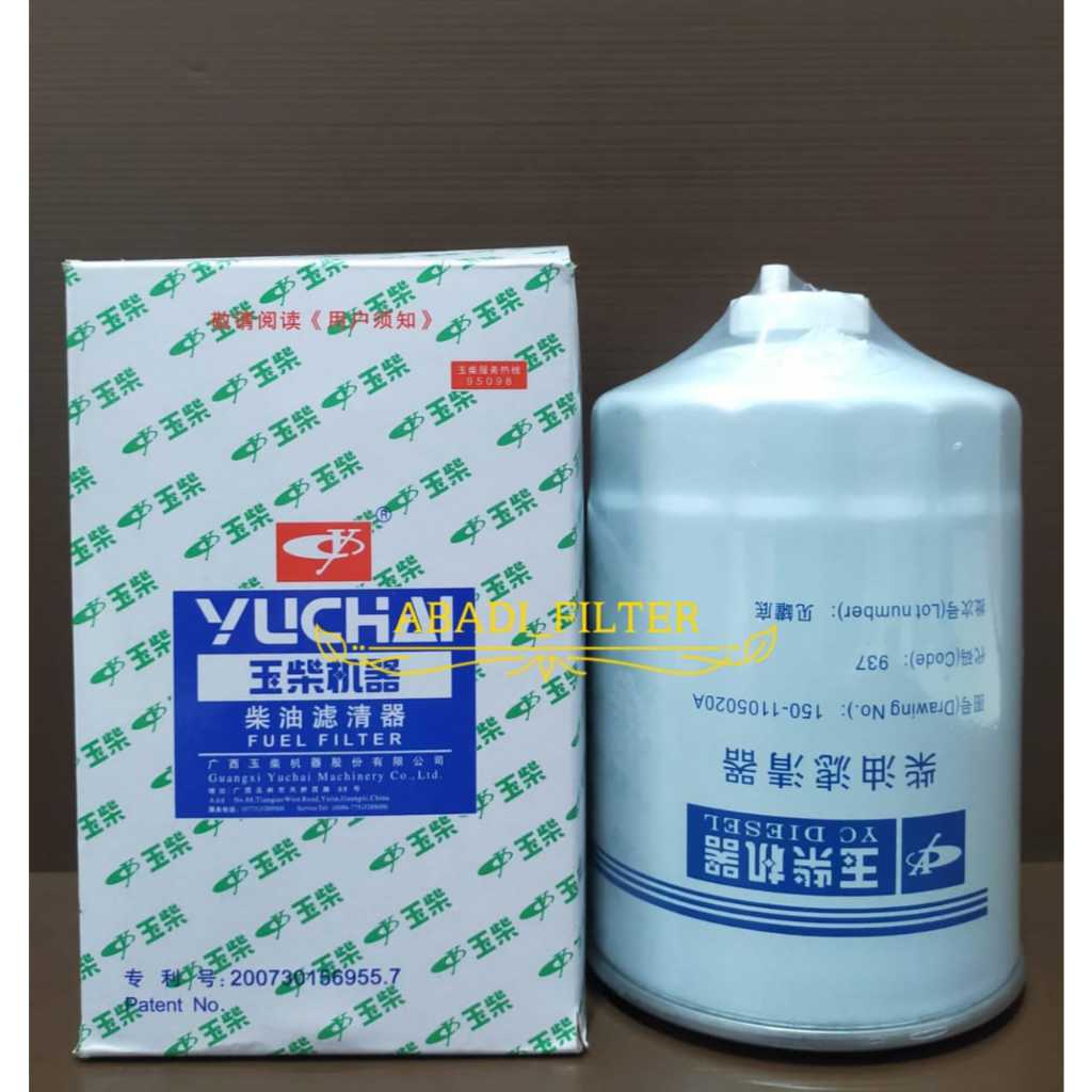 Jual Fuel Filter YUCHAI / Filter Solar 150-1105020 / 150-1105020A ...