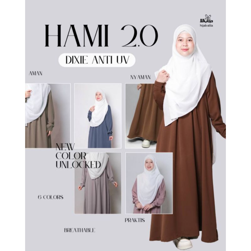 Jual Gamis Hami 2.0 Anti UV by Hijab Alila | Shopee Indonesia