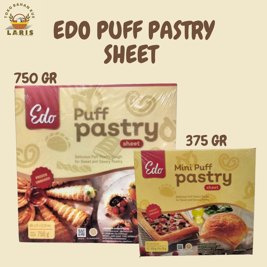 Jual EDO PUFF PASTRY SHEET 750 GRAM | Shopee Indonesia