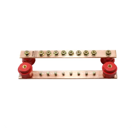 Jual BUSBAR ARDE TEMBAGA 20 X 3 X 200 / TERMINAL NOL PLAT ISOLATOR ...
