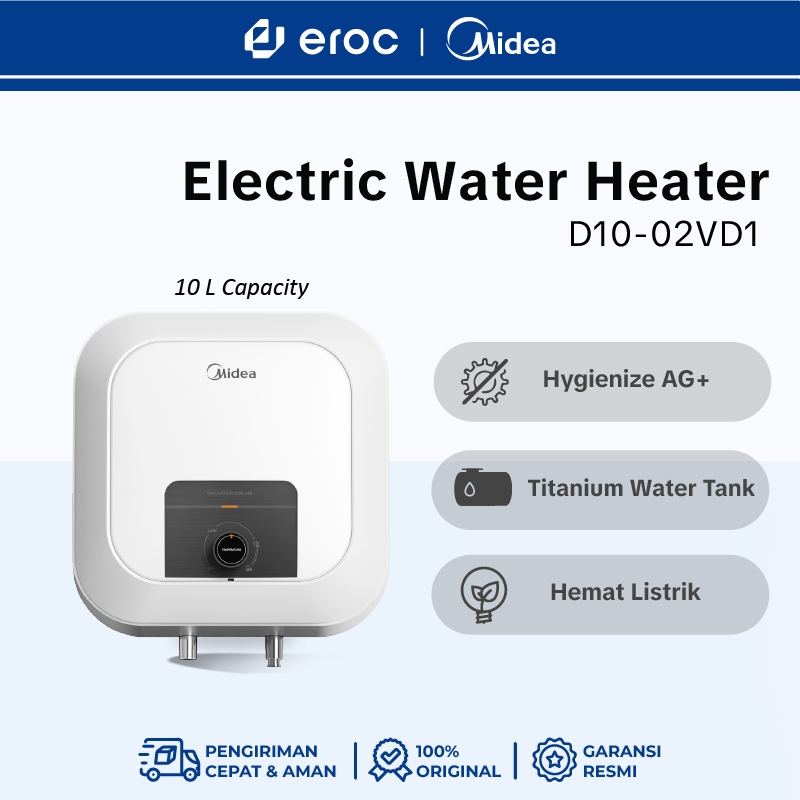 Jual MIDEA Electric Water Heater 10 Liter - D10-02VD1 | Shopee Indonesia