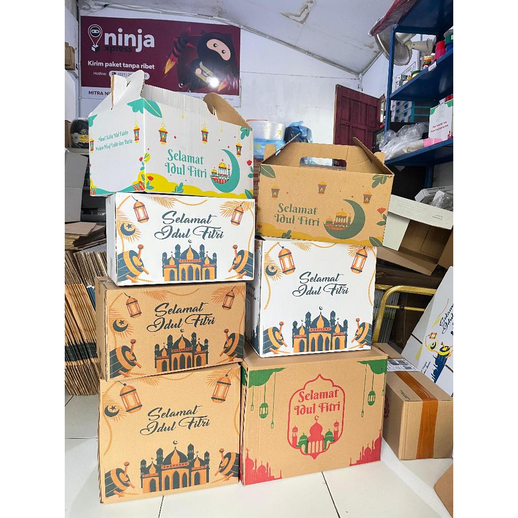 Jual DUS LEBARAN / BOX LEBARAN IDULFITRI / HAMPER LEBARAN / KARTON BOX ...