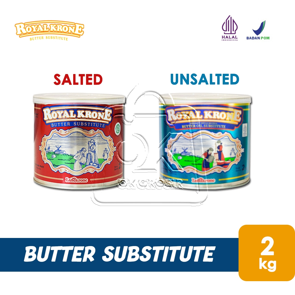 Jual Butter Substitute Royal Krone / BOS (Kaleng 2 Kg) | Shopee Indonesia