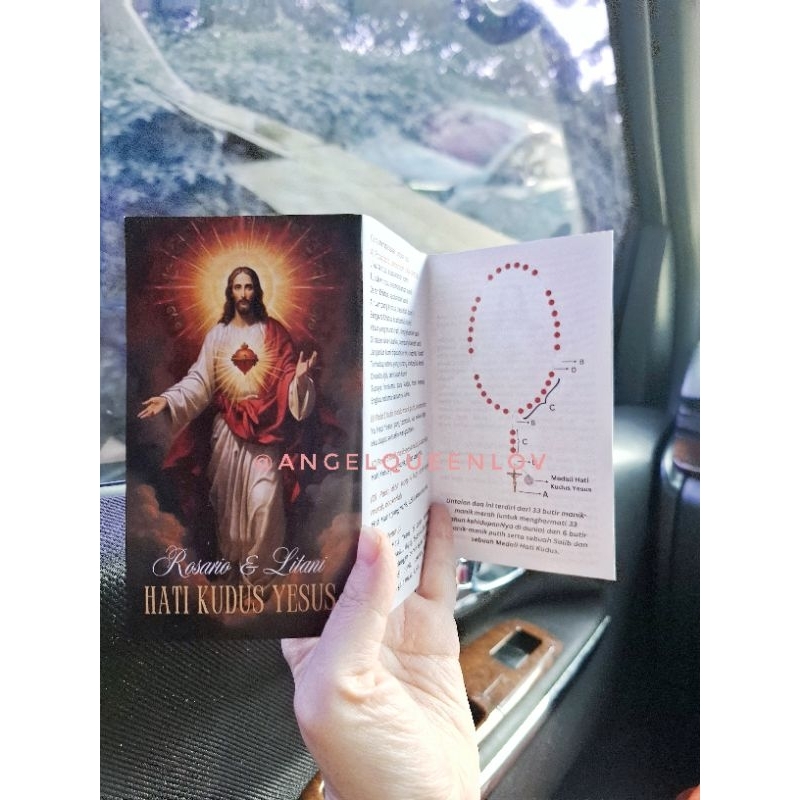 Jual Lembar Doa Rosario & Litani Hati Kudus Yesus | Shopee Indonesia