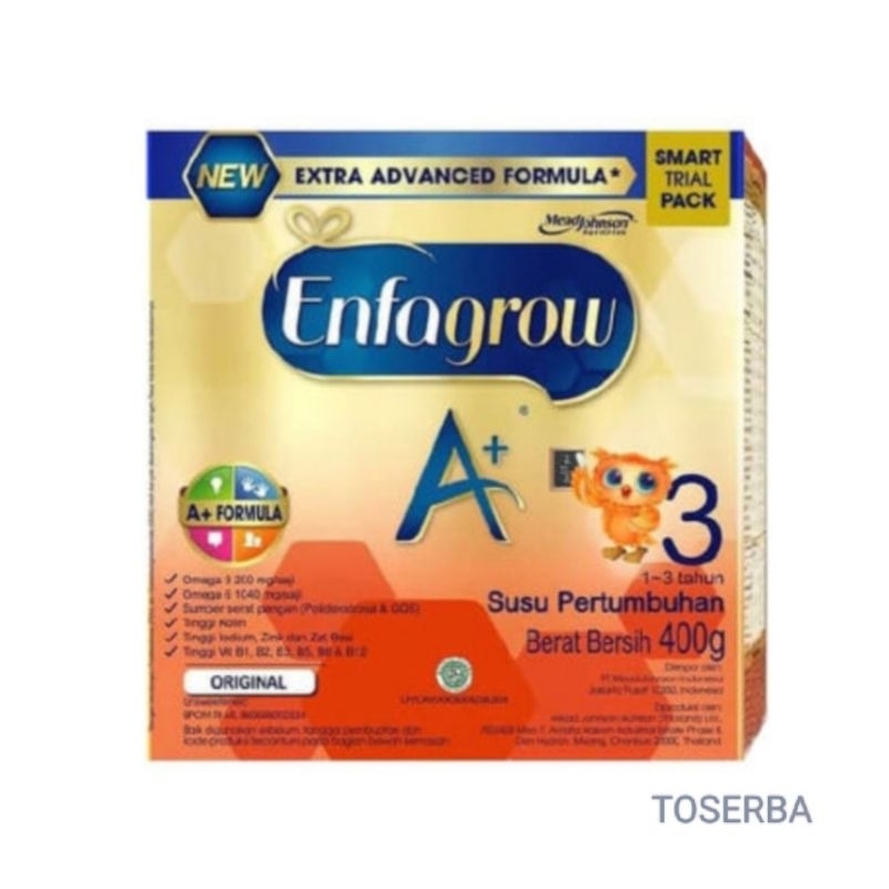 Jual SUSU ENFAGROW A+ 3 ORIGINAL BOX 400GR | Shopee Indonesia