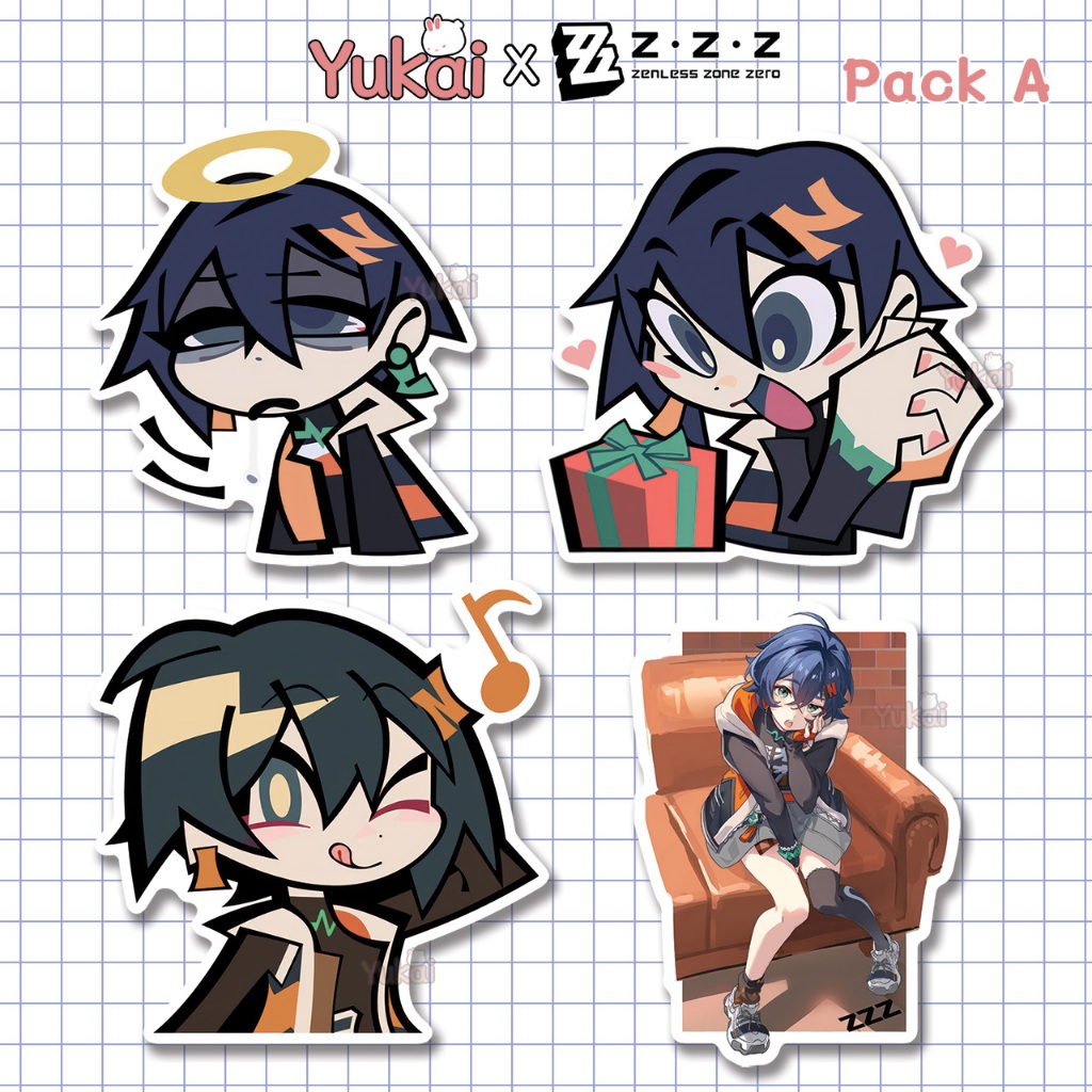 Jual Stiker Belle FMC Zenless Zone Zero (ZZZ) Premium - Sticker Pack ...