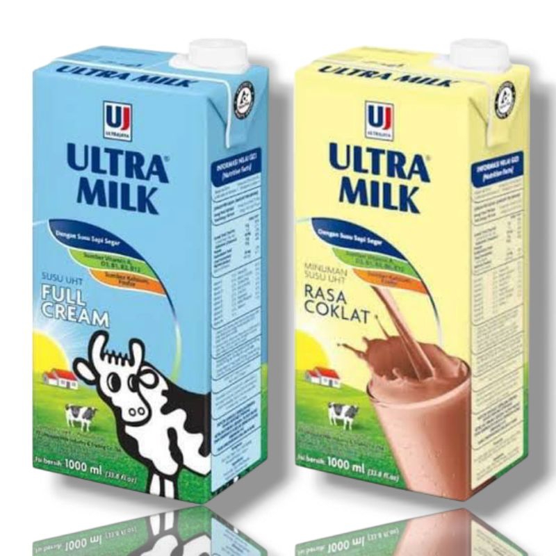 Jual Susu Ultra Full Cream & Coklat 1 Liter - Expired Panjang - Milk ...