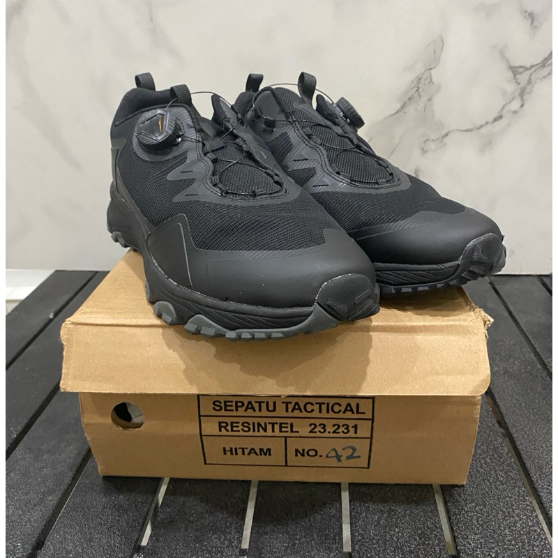 Jual SEPATU TACTICAL TALI PUTAR RESINTEL JATAH POLRI | Shopee Indonesia