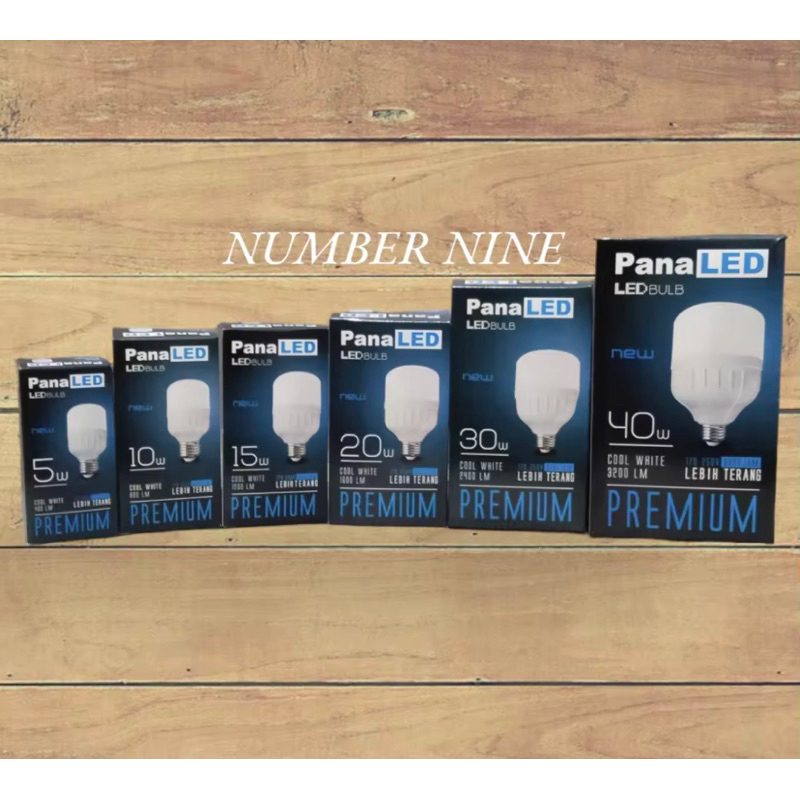 Jual PANALED PREMIUM 5 Watt/10 Watt/15 Watt/20 Watt/30 Watt/ 40 Watt/ 50 Watt Cool White ...
