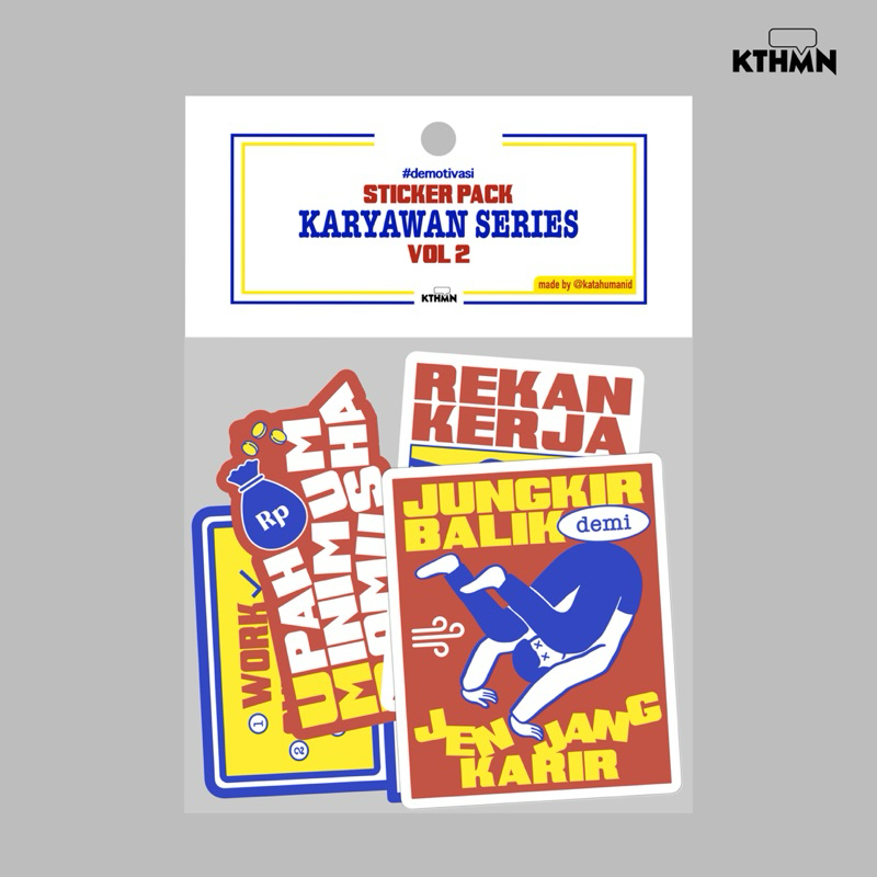 Jual Karyawan Series Vol. 2 - Sticker Pack | SP - 061 | Shopee Indonesia